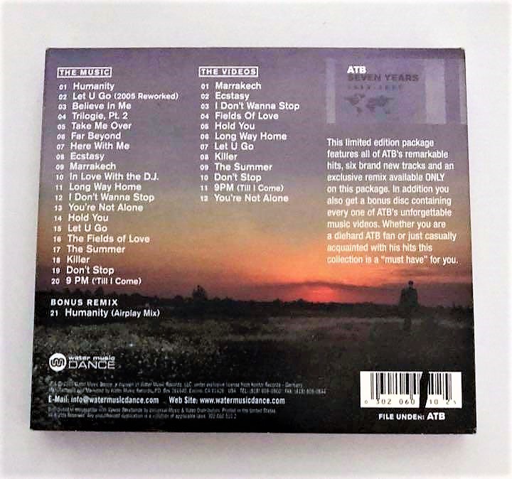ATB Seven Years 98 - 05 Limited CD & DVD 限定版 Limited 7 Years(トランス)｜売買され ...