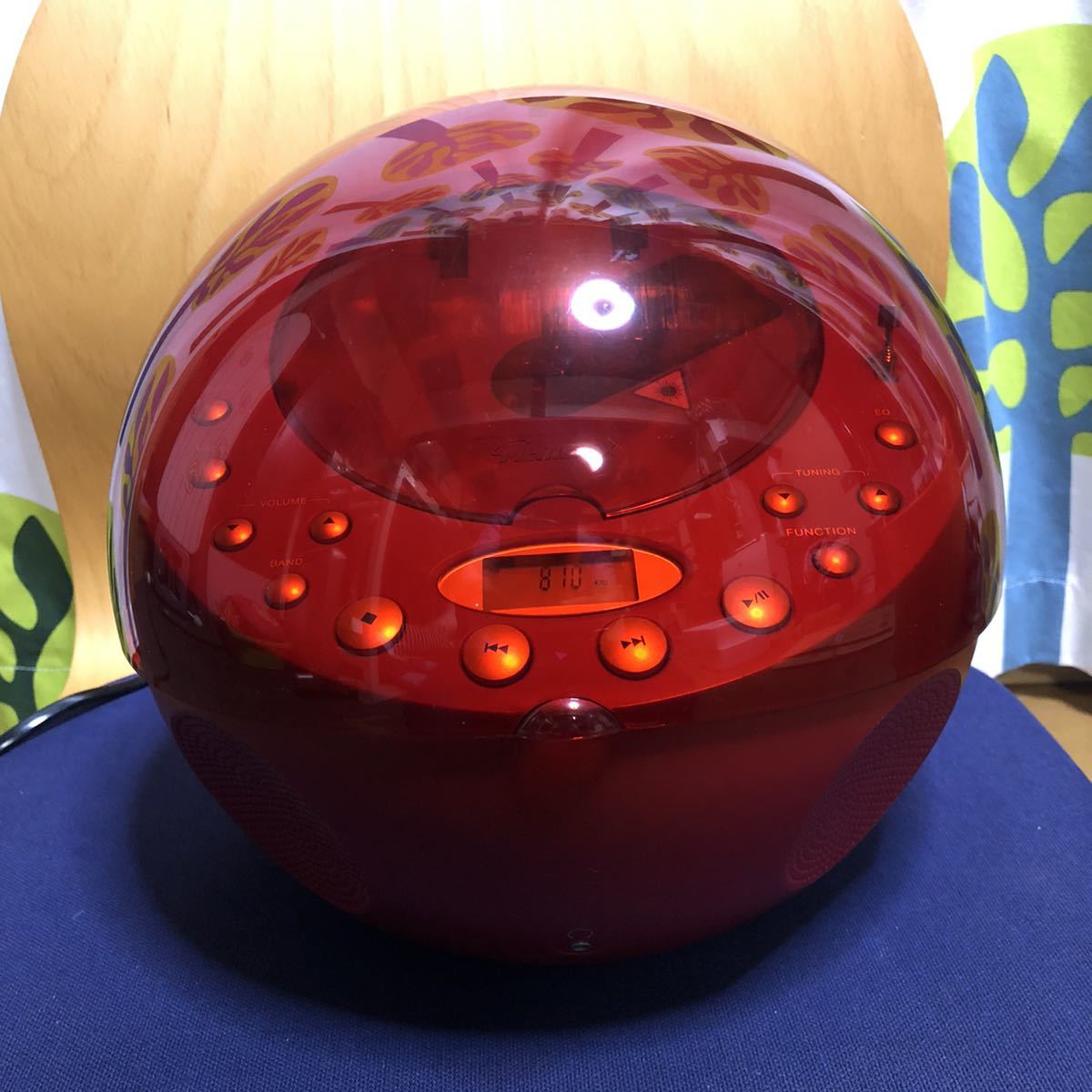 ジャンク Memorex Boombox ブームボックス ラジオ CDプレーヤー SPHERE ミッドセンチュリー スペースエイジ ...