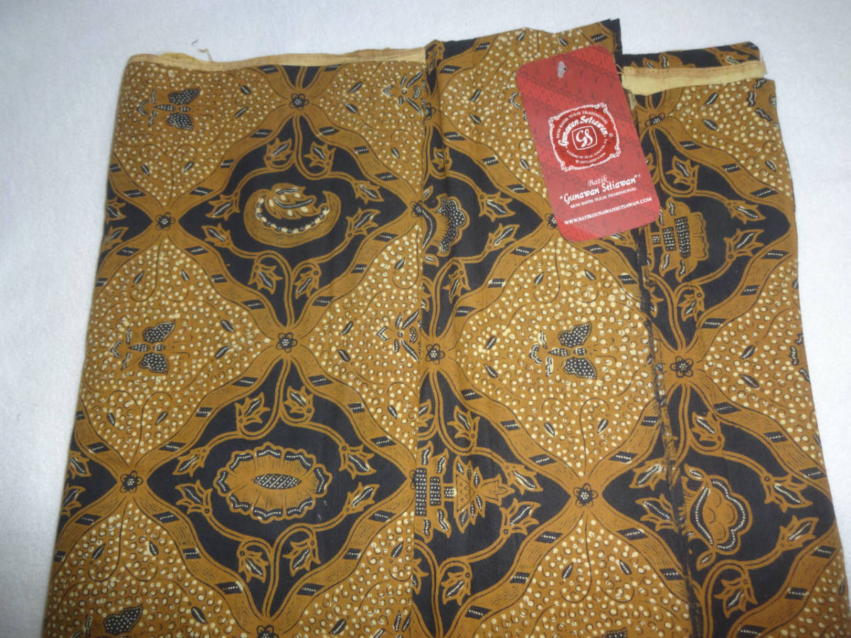 GUNAWAN SETIAWAN BATIK インドネシア製 バティック生地(はぎれ、布地)｜売買されたオークション情報、yahooの商品情報 ...