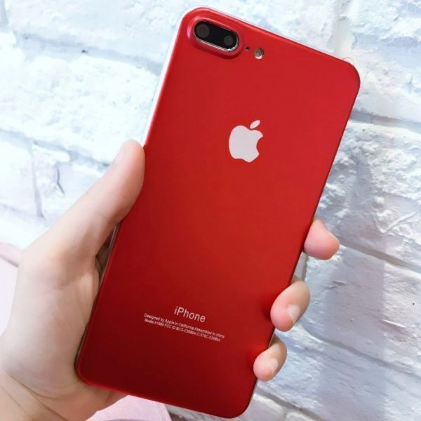 在庫限り 大特価 iphone7plus/8plus チタン合金 3D曲面 硬度9H強化ガラスフィルム 超軽量アルミバンパー フレームセット レッド 赤(iPhone 7 Plus/8 ...