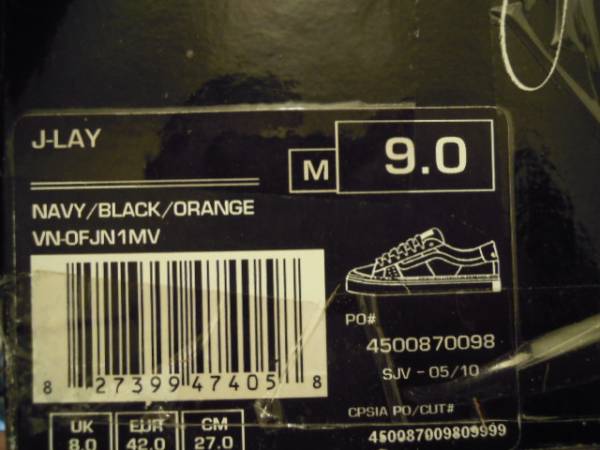 バンズ vans J-LAY 27cm US9 skate スケート 靴(27.0cm)｜売買されたオークション情報、yahooの商品情報を ...