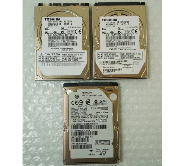 HDD 160GB x3個 MK1637GSX/HTS725016A9A364(100GB～)｜売買されたオークション情報、yahooの商品 ...