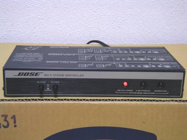 BOSE 802-C システムコントローラー アクティブイコライザー(スピーカー本体)｜売買されたオークション情報、yahooの商品情報をアーカイブ公開 - オークファン（aucfan.com）