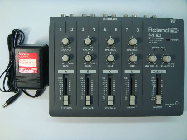 6021 Roland ED M-10 5 STEREO MIXER(PC用MIDI機器)｜売買されたオークション情報、yahooの商品情報を ...