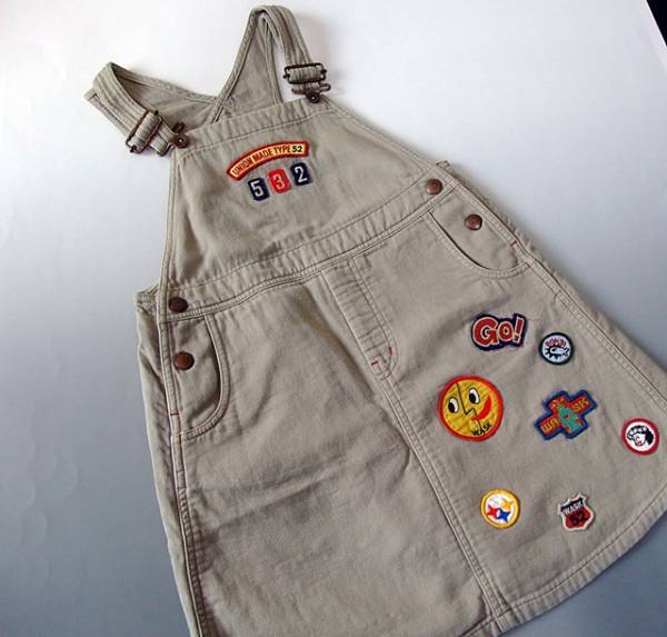 130 WASK ワスク ワッペン ジャンパースカート(スカート)｜売買されたオークション情報、yahooの商品情報をアーカイブ公開 - オークファン（aucfan.com）