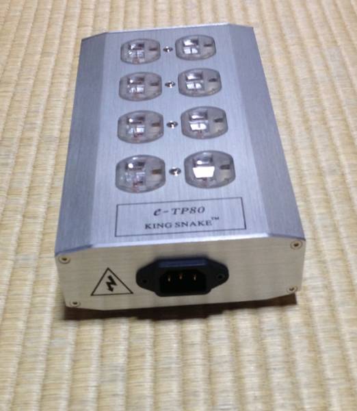 KS e-TP80 高圧アルミニウム 8口 オーディオ用電源タップ(音響用ケーブル)｜売買されたオークション情報、yahooの商品情報をアーカイブ公開 - オークファン（aucfan.com）