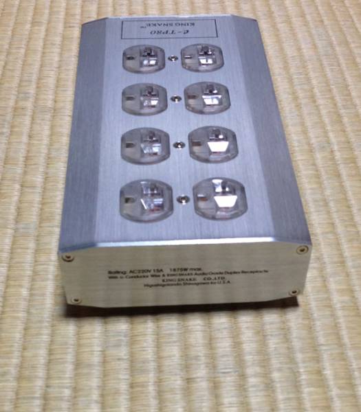 KS e-TP80 高圧アルミニウム 8口 オーディオ用電源タップ(音響用ケーブル)｜売買されたオークション情報、yahooの商品情報をアーカイブ公開 - オークファン（aucfan.com）