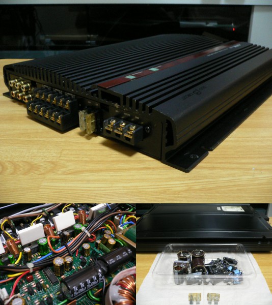 ALPINE アルパイン 3566 6ch パワーアンプ コンデンサ交換済み(アンプ)｜売買されたオークション情報、yahooの商品情報を ...