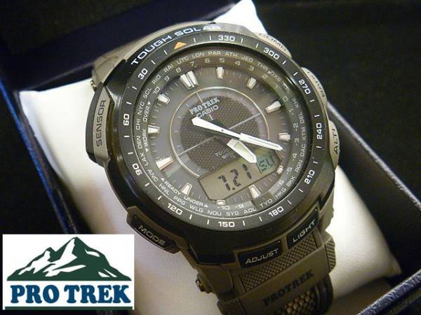 CASIO PROTREK PRW-5100B ソーラー 日曜終\1(PRO TREK)｜売買されたオークション情報、yahooの商品情報をアーカイブ公開 - オークファン（aucfan.com）