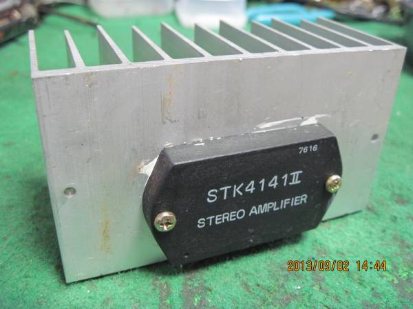 オ-デオアンプ STK4141Ⅱ STEREO AMPLFIER IC ヒ-トシンク付き(集積回路)｜売買されたオークション情報、yahooの ...