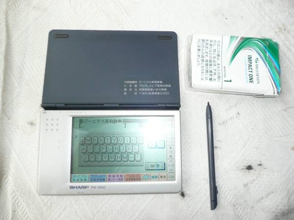 SHARP 電子辞書 PW-5000 GENIUS PROGRESSIVE 電子辞書(シャープ)｜売買されたオークション情報、yahooの商品情報をアーカイブ公開 - オークファン ...