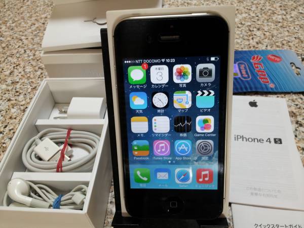 iphone4s 64gb simフリー黒 海外 docomo ios7.0.#F67(iPhone 4S)｜売買されたオークション情報、yahooの商品情報をアーカイブ公開 - オークファン ...