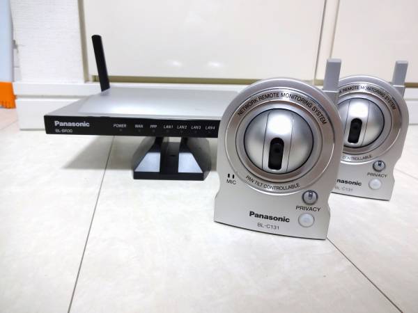 パナソニック ネットワークカメラBL-C131 2台＋BL-BR30(防犯カメラ)｜売買されたオークション情報、yahooの商品情報をアーカイブ公開 - オークファン（aucfan.com）