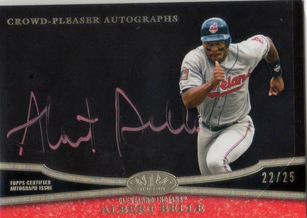 2013 TOPPS TIER ONE ALBERT BELLE AUTOGRAPH CARD /25(Topps)｜売買されたオークション ...