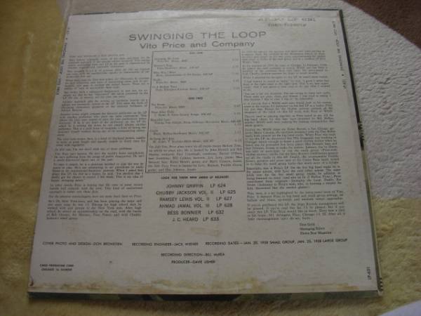 US ARGO 黒ラベルmono SWINGIN' THE LOOP / VITO PRICE(ジャズ一般)｜売買されたオークション情報、yahooの商品情報をアーカイブ公開 - オークファン ...