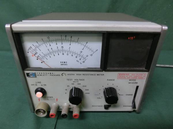 YHP 4329A HIGH RESISTANCE METER 横河 YOKOGAWA Agilent(アマチュア無線)｜売買された ...
