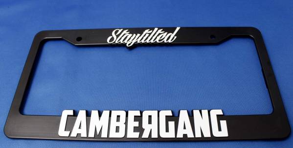 CAMBERGANG ナンバーフレーム USDM Fatlace illest White(ステッカー、デカール)｜売買されたオークション情報 ...