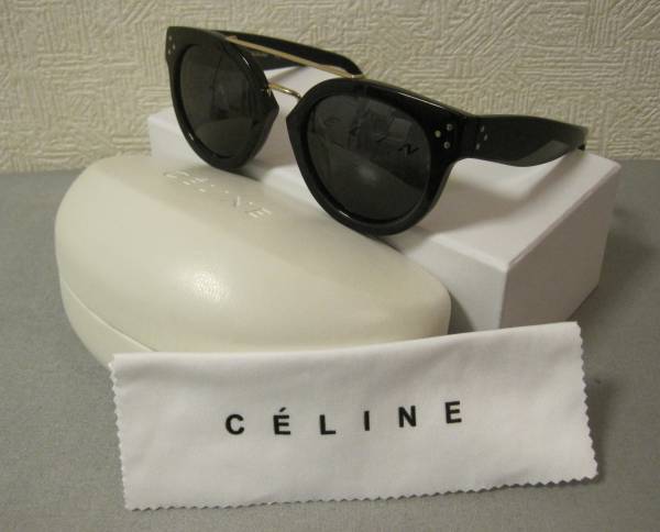 CELINE セリーヌ サングラス 黒セル 偏光レンズ 運転など(服飾小物)｜売買されたオークション情報、yahooの商品情報をアーカイブ公開 - オークファン（aucfan.com）
