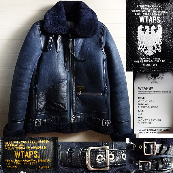 WTAPS B-3レザームートンJK FPAR 初売M-65 N-3B MA-1 B-6 B-15A(ジャンパー、ブルゾン)｜売買されたオークション情報、yahooの商品情報をアーカイブ公開 ...