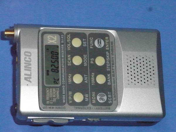 ALINCO アルインコ DJ-X2 ハンディ広帯域受信機 日本製(受信機)｜売買されたオークション情報、yahooの商品情報をアーカイブ公開 - オークファン（aucfan.com）