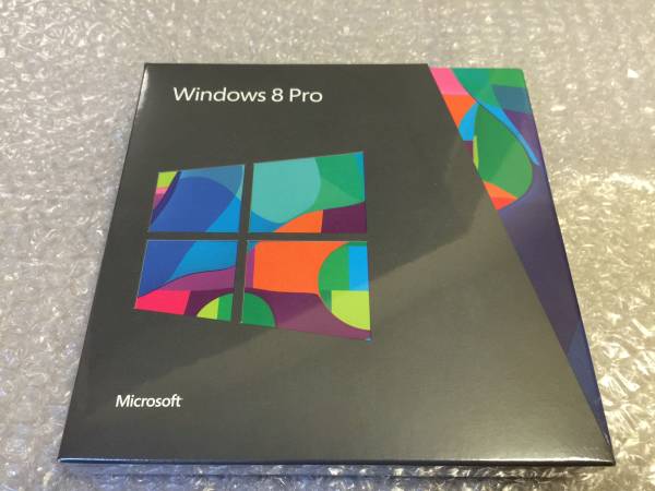 新品未開封 Windows 8 Pro 発売記念優待版 アップグレード版 ①