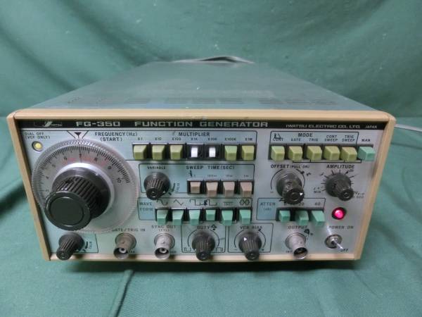 岩通 FG-350 FUNCTION GENERATOR 波形発生器 IWATSU(その他)｜売買されたオークション情報、yahooの商品情報 ...