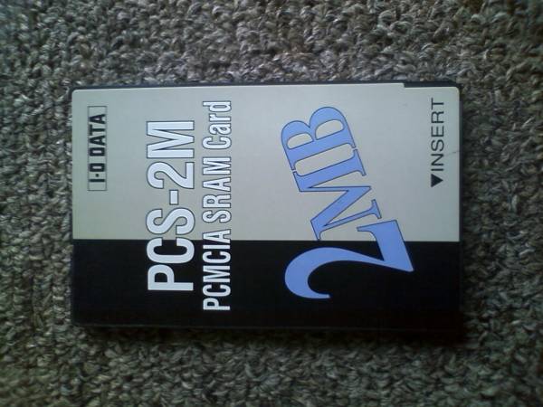PCS-2M IO-DATA製 2MB SRAMカード/PCカードメモリージャンク(PCカードメモリ)｜売買されたオークション情報、yahoo ...