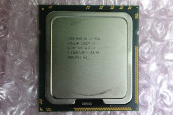 Intel Core i7-930 Processor SLBKP/4コア 2.80 GHz 4/26.2(Core i7)｜売買された ...