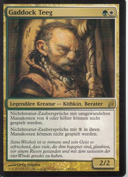 MTG/英語版/ガドック ティーグ/Gaddock Teeg/レア(金、マルチカラー)｜売買されたオークション情報、yahooの商品情報を ...