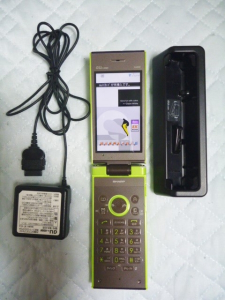 au シャープ SHARP ガラケー SH009 グリーン(携帯電話)｜売買されたオークション情報、yahooの商品情報をアーカイブ公開 - オークファン（aucfan.com）