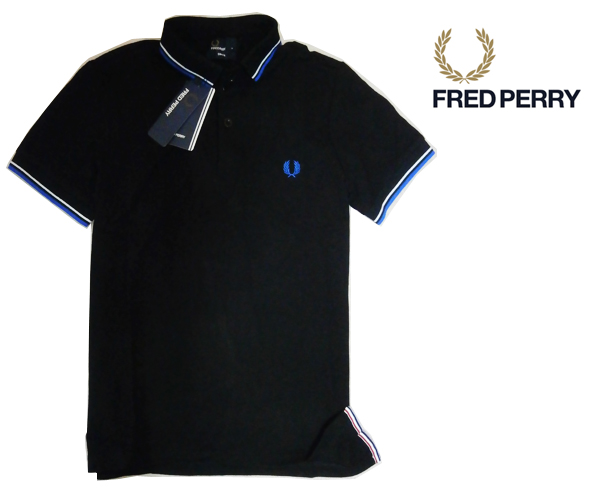 FREDPERRY 刺繍ロゴポロTシャツ Black M ラスト(ポロシャツ)｜売買されたオークション情報、yahooの商品情報をアーカイブ公開 - オークファン（aucfan.com）