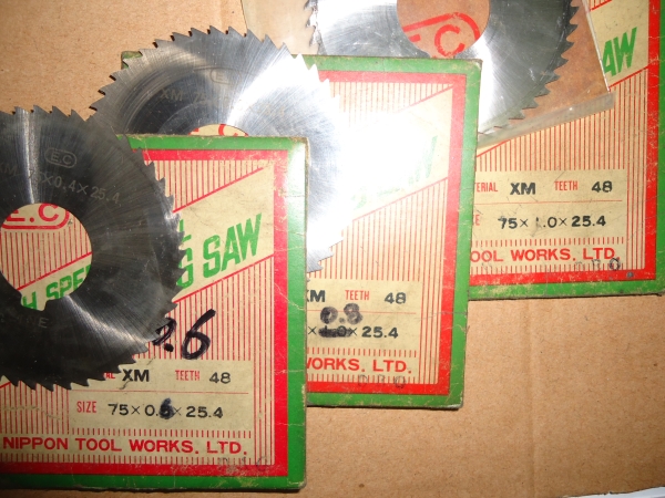 C3 E.C. NIPPON TOOL WORKS 日本工具 フライスメタルソー φ75(消耗品)｜売買されたオークション情報、yahooの ...