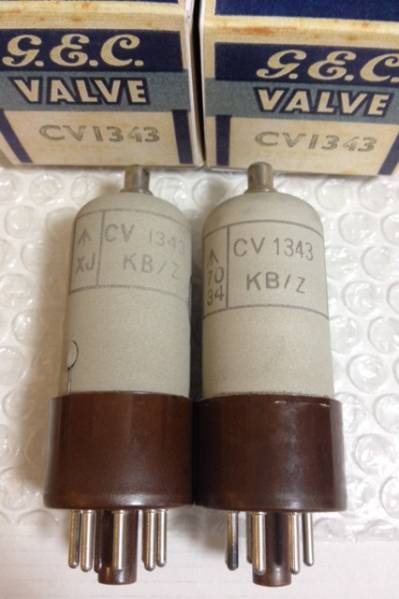 GEC MADE IN ENGLAND ミリタリー管 CV1343 KB/Z 2本セット_k(真空管)｜売買されたオークション情報、yahoo ...