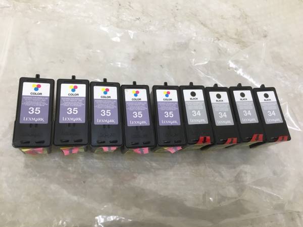 t125-5 保管品 LEXMARK ink 34 35 計9個セット(レックスマーク)｜売買されたオークション情報、yahooの商品情報を ...