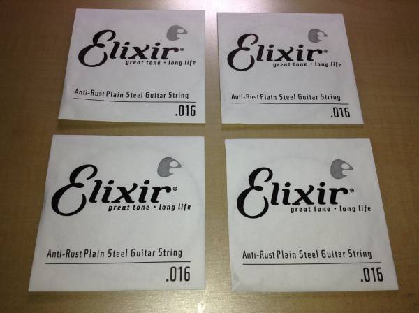 Elixir 09-42 3弦用 バラ弦 4本 .016 エレキ用 エリクサー(エリクサー)｜売買されたオークション情報、yahooの商品情報をアーカイブ公開 - オークファン（aucfan.com）