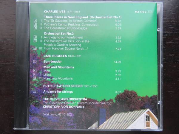 Ives: Three Places in New England Cleveland Dohnanyi 輸入盤(管弦楽)｜売買された ...