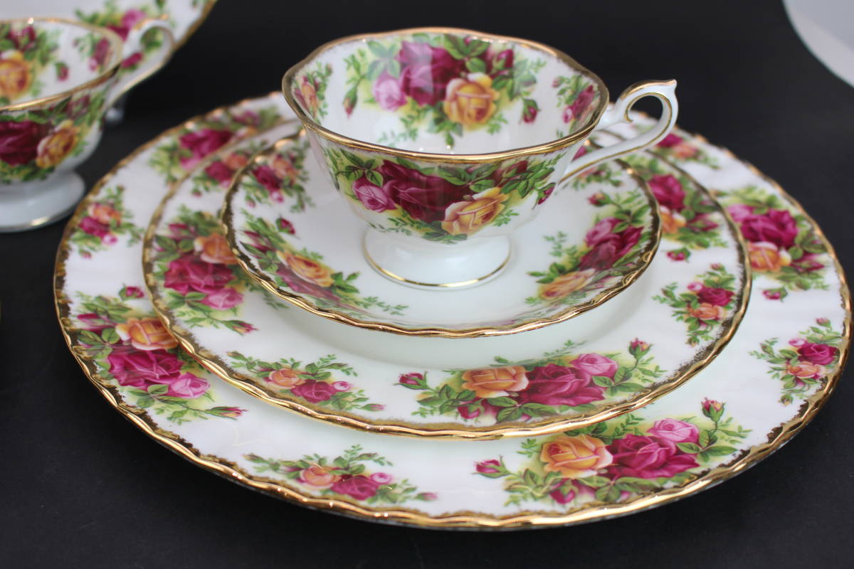 ⑧まとめて8点/ロイヤルアルバート/オールドカントリ―ローズ/カップ＆ソーサー/プレート/イギリス製/Royal Albert(ロイヤルアルバート)｜売買されたオークション情報、yahooの ...