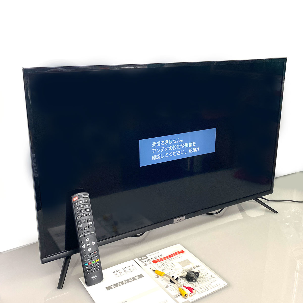 M0831J 2020年製 TCL デジタルハイビジョン 液晶テレビ 40D400 40インチ リモコン mini-BCASカード付 札幌発 ...