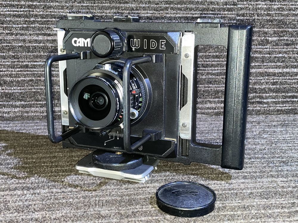 CAMBO WIDE 470 大判カメラ & Schneider SUPER ANGULON 47mm F5.6 レンズ / カンボ ...