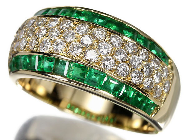 3896SS 1円 RK宝石 Emerald 総計1.05ct 極上ダイヤモンド 極上エメラルド 総計0.7ct K18 高級リング(エメラルド)｜売買されたオークション情報、yahooの商品 ...