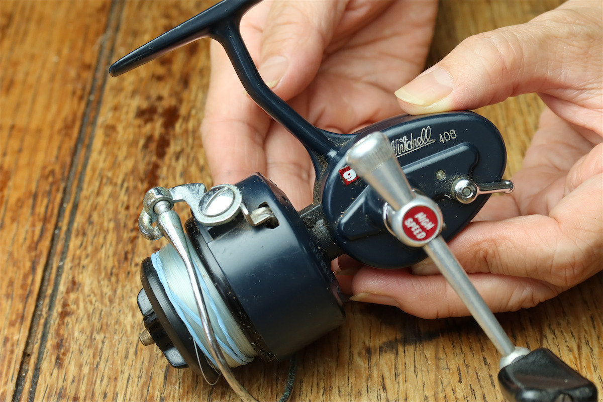 MITCHELL 408 / ABU GARCIA ミッチェル オールド スピニングリール / ORVIS 50A カーディナル 3 4 308 ALCEDO HARDY ライバル機 渓流釣り ...