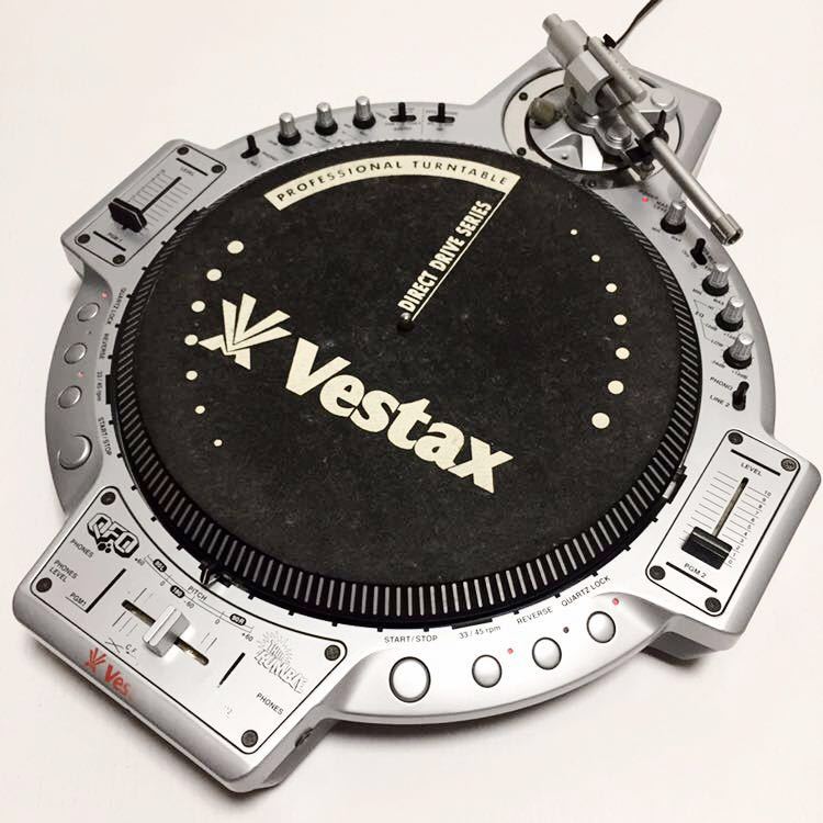 激レア VESTAX QFO ターンテーブル ベスタクス DJ Q-BERT SCRATCH レコードプレーヤー DJ KOCO DJ ...