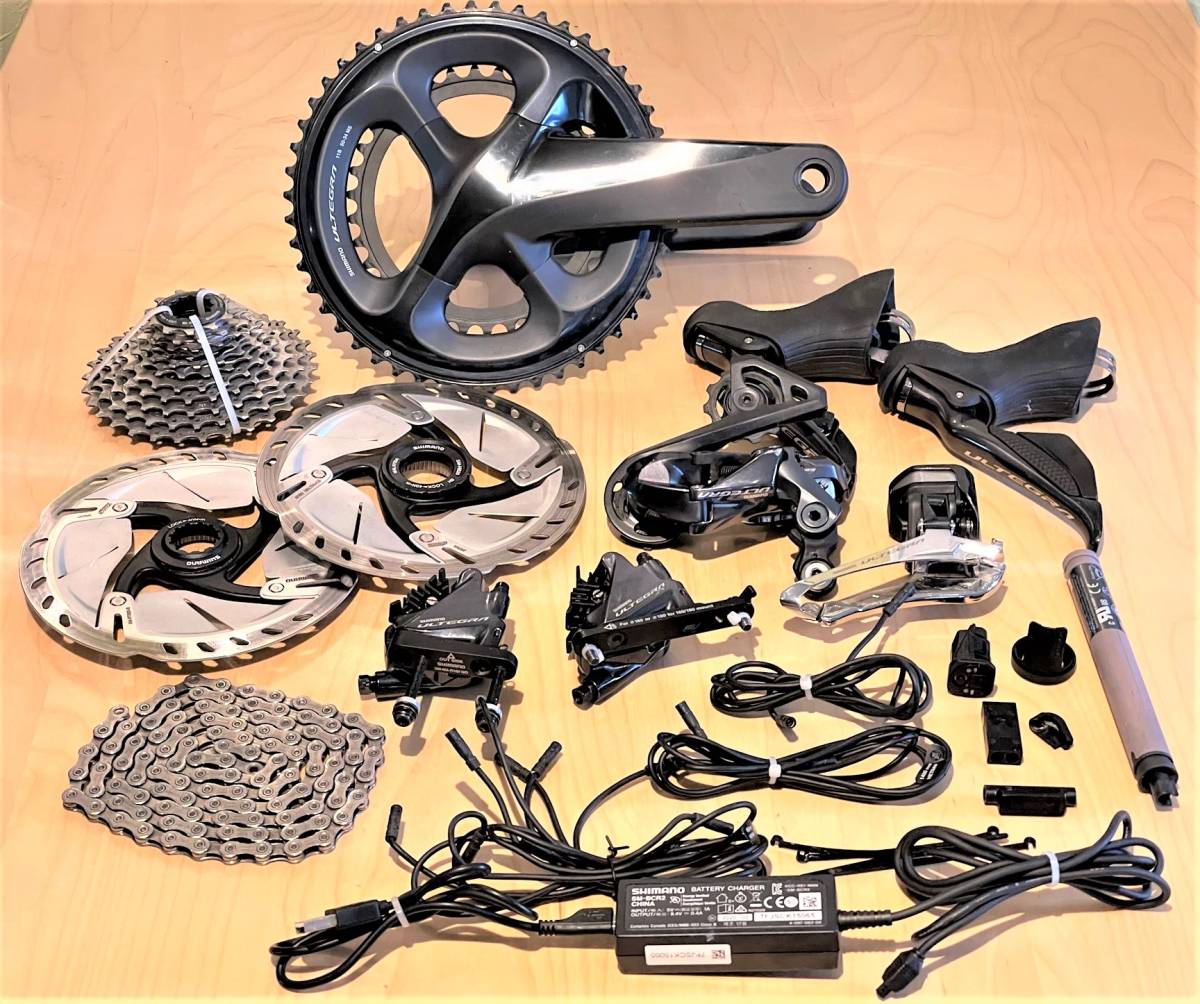 シマノ アルテグラ SHIMANO ULTEGRA R8000 Di2 DISC グループセット(パーツセット)｜売買されたオークション情報 ...