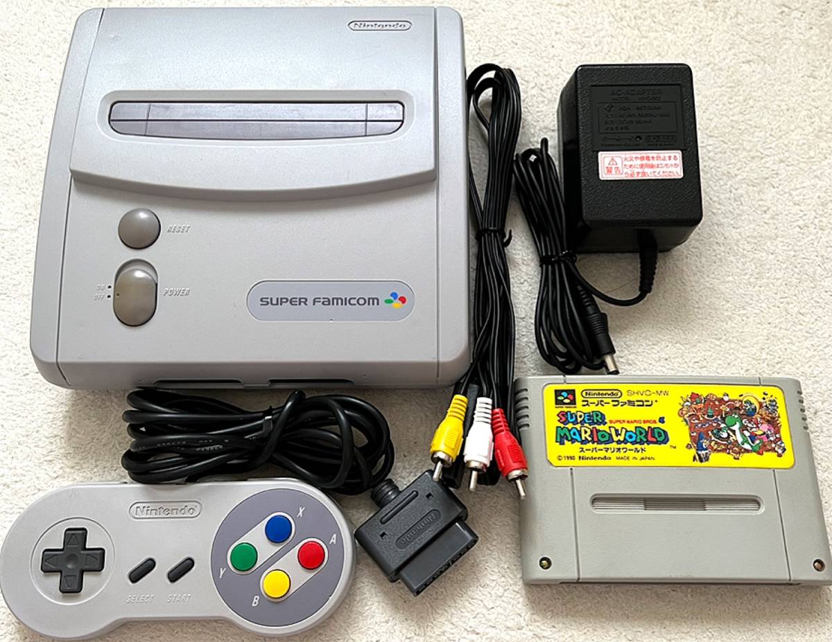 良品 み SFC スーパーファミコンJr. ジュニア 本体＋スーパーマリオワールド SNES(本体、アクセサリー)｜売買されたオークション情報、yahooの商品情報をアーカイブ公開 ...