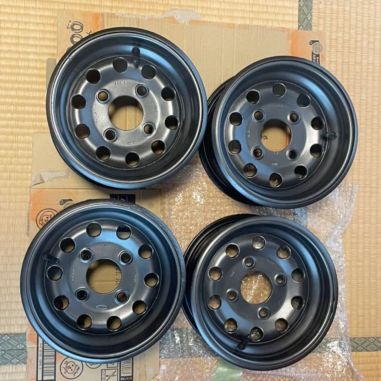 ローバーミニ 10インチ 5J+7 Weller Wheels 101.6 スチールホイール 鉄ホイール オースチンミニ モーリスミニ ...
