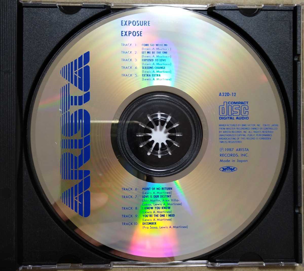 EXPOSE EXPOSURE 旧規格国内盤 CD エクスポゼ エクスポージャー Come Go With Me I Know You Know point of no return A32D ...