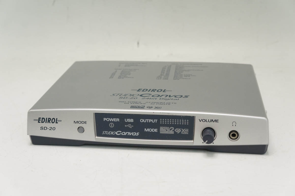 Roland EDIROL SD-20 音源モジュール ローランド ACアダプター付き(音源モジュール)｜売買されたオークション情報 ...