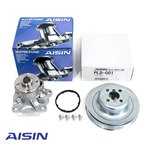 AISIN アイシン精機 ウォーターポンプ 対策プーリー セット WPD-050 PLD-001 ダイハツ タント カスタム L375S L385S(ウォーターポンプ)｜売買されたオークション ...