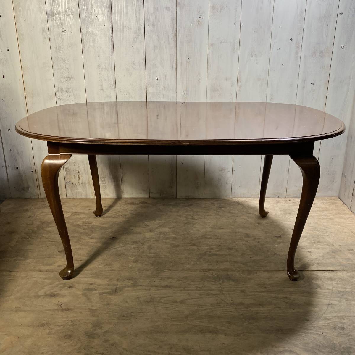 札幌発 ETHAN ALLEN イーセンアーレン クイーンアン様式 ダイニングテーブル アメリカ アンティーク調 猫脚 エクステンション可 菊倉TK(その他)｜売買されたオークション情報 ...