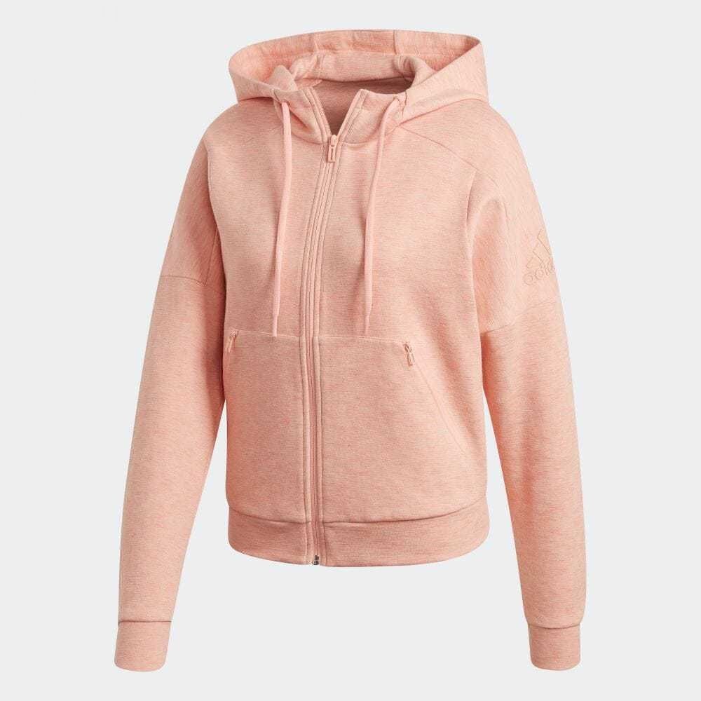 アディダス adidas レディース シンプル スウェット スポーツ カジュアル パーカー ジャケット Lサイズ FI4091-L 二 弐 ...